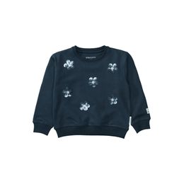 STACCATO Sweatshirt M&auml;dchen Gr&ouml;&szlig;e 92/98 dunkelblau / silber