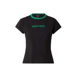 Calvin Klein Jeans T-Shirt Damen Gr&ouml;&szlig;e XXL gr&uuml;n / schwarz