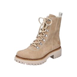 Rieker Stiefelette Damen Gr&ouml;&szlig;e 41 hellbeige Winterschuhe