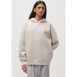 Kapuzensweatshirt LEGER "Abby, LeGer by Lena Gercke", Damen, Gr. 36, beige (chateau gray), Sweatware, Obermaterial: 65% Baumwolle, 35% Polyester, regular fit, Rippbündchen, Sweatshirts