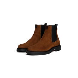 Tommy Hilfiger Chelsea Boots Herren Gr&ouml;&szlig;e 46 braun / schwarz
