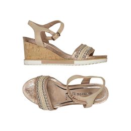 Tamaris Sandalen Damen Gr&ouml;&szlig;e 37 Second Hand beige