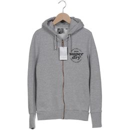 Superdry Kapuzenpullover Damen Größe M Second Hand grau