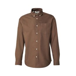 Selected Button Up Shirt 'SLHRICK' male Brown size XS