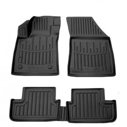 Boni-Shop® Gummifußmatten Auto, 3D für Renault Megane IV (ab 2015) Schrägheck, passgenau, Polyurethan