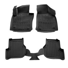 Boni-Shop&reg; Fu&szlig;matten Auto, Gummimatten Auto 3D f&uuml;r SEAT Leon II (1P) (2005&ndash;2012), passgenaue Autofu&szlig;matten