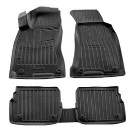 Boni-Shop&reg; Fu&szlig;matten Auto f&uuml;r SKODA Superb I (3U) (2001-2008), 3D, Gummimatten, passgenau