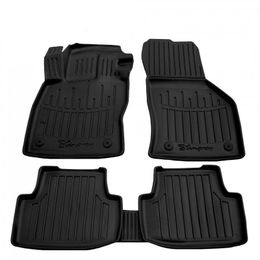 Boni-Shop&reg; Fu&szlig;matten Auto Set 3D Gummimatten f&uuml;r VW Passat B8 (2014-2024), passgenau, rutschfest, erh&ouml;hter Rand
