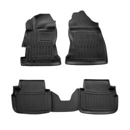 Boni-Shop® Fußmatten Auto, Gummimatten 3D für SUBARU XV (GT) (2017-2022), passgenau, mit hohem Rand, geruchsneutral