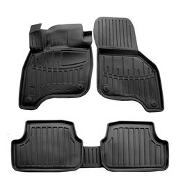 Boni-Shop® Gummifußmatten Auto für VOLKSWAGEN e-Golf (2014-2020), 3D, passgenau, hochrand, pflegeleichte