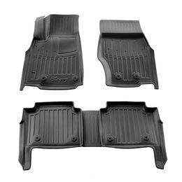 Boni-Shop® Gummifußmatten Auto 3D, passgenau für Grand Cherokee (WL) (2021-...) 5-Sitzer, geruchlos