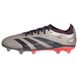 adidas Performance Fu&szlig;ballschuh 'Predator Pro' Herren Gr&ouml;&szlig;e 46 silbergrau / schwarz