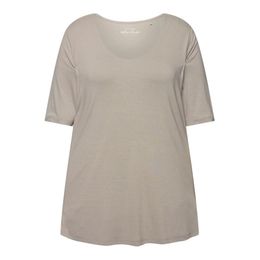 Ulla Popken Shirt Damen Gr&ouml;&szlig;e L/XL stone