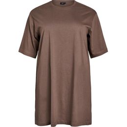 ZIZZI Shirt Dress 'Eessa' female Brown size XXXL