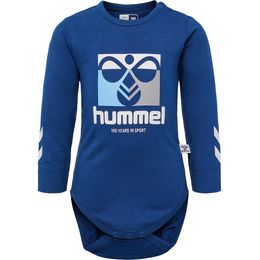 Hummel Body Jungen Gr&ouml;&szlig;e 86 blau / hellgrau / wei&szlig;