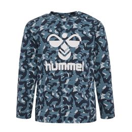 Hummel Shirt Jungen Gr&ouml;&szlig;e 80 taubenblau / graphit / wei&szlig;