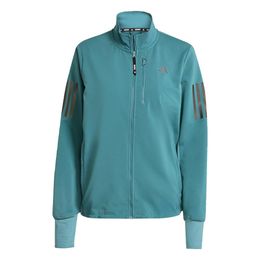 adidas Performance Sportjacke 'Own The Run' Damen Größe XXXS/XXS petrol / schwarz