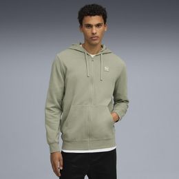 Puma Zip-Up Hoodie 'Essentials Elevated' male Green size S