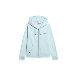 Superdry Zip-Up Hoodie 'Essential' female Blue size M