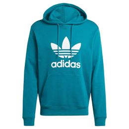 adidas originals Sweatshirt 'Adicolor Classics Trefoil' Herren Größe XXS cyanblau / weiß
