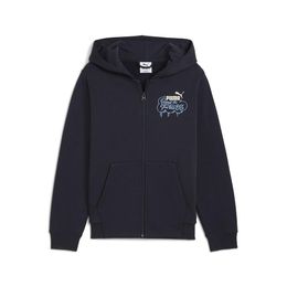 Puma Zip-Up Hoodie 'Mid90s' boy Blue size 128