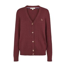 U.S. Polo Assn. Knit Cardigan 'UWGill' female Red size XS