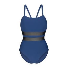 arena Swimsuit 'MESH EQUALS' female Blue size 42