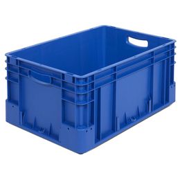 Industriebehälter, Volumen 50,8 l, LxBxH 600 x 400 x 270 mm, VE 4 Stk, blau kaiserkraft