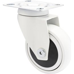 Wagner Möbel-Lenkrolle 3C-Serie, Radbreite 25 mm, VE 4 Stk, Ø 75 mm, Lenkrolle