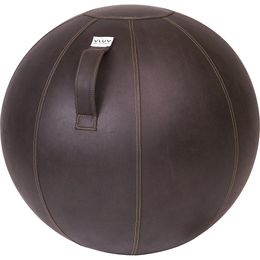 VLUV VEEL Sitzball, Mikrofaser-Kunstleder, 600 - 650 mm, mokka