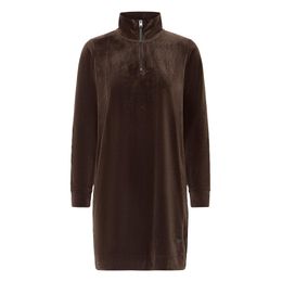 oxmo Dress ' OXEBBA HALFZIP ' female Brown size S