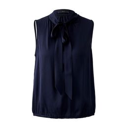 Oui - &Auml;rmellose Bluse, blau, Gr. 38 / S