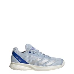 adidas Performance Sportschuh 'Courtflash Pickleball' Damen Gr&ouml;&szlig;e 40.5/41 blau / hellblau / silbergrau