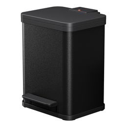 Hailo Öko uno Plus M, Tret-Mülleimer, 17 ltr, Schwarz (6192600)