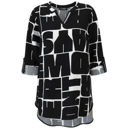 Doris Streich Bluse Damen Größe XXL schwarz / weiß