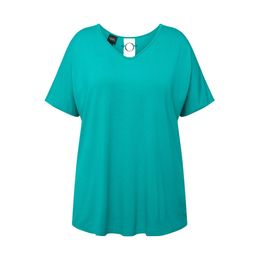 Ulla Popken Tunika Damen Gr&ouml;&szlig;e 4XL/5XL t&uuml;rkis