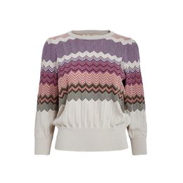 Sel by peppercorn Peppercorn Pullover 'Ivory' Damen Gr&ouml;&szlig;e M ecru / gr&uuml;n / lila / pastellpink