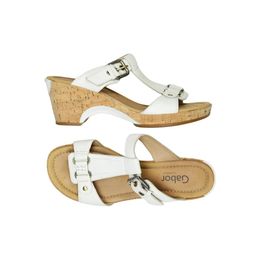 Gabor Sandalen Damen Größe 39.5 Second Hand weiß
