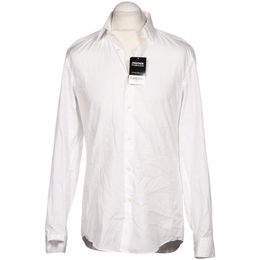 BOSS Black Hemd Herren Größe M Second Hand weiß