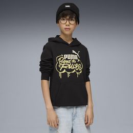 Puma Sweatshirt 'Mid90s' Jungen Gr&ouml;&szlig;e 128 pastellgelb / schwarz / wei&szlig;