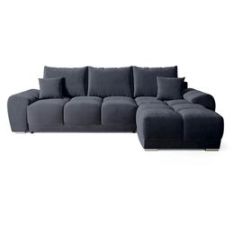 Ecksofa mit Schlaffunktion Nubes schwarz Ma&szlig;e (cm): B: 290 H: 85 Sofas > Sofas nach Material > Stoffsofas &raquo; Sofa DE