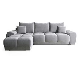 Ecksofa mit Schlaffunktion Nubes grau Ma&szlig;e (cm): B: 290 H: 85 Sofas > Sofas nach Material > Stoffsofas &raquo; Sofa DE