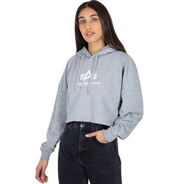 Alpha Industries Sweatshirt 'Basic' Damen Größe L grau