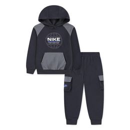 Nike Sportswear Jogginganzug Jungen Gr&ouml;&szlig;e 110 grau / anthrazit / wei&szlig;