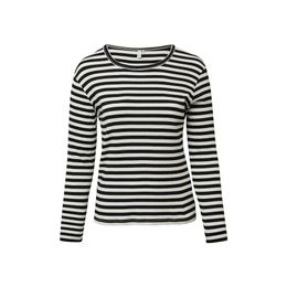 QS Shirt Damen Größe XXL schwarz / weiß