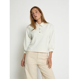 Minus Sweatshirt 'Esina' Damen Gr&ouml;&szlig;e XS wei&szlig;
