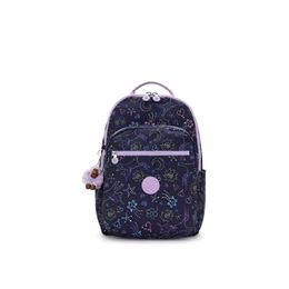 Kipling Rucksack 'Seoul' Damen Gr&ouml;&szlig;e One Size navy / hellblau / gelb / lavendel