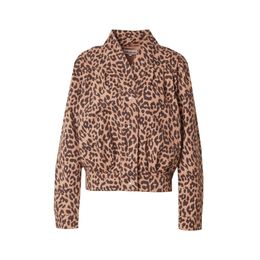 Lollys Laundry Jacke 'Irish' Damen Gr&ouml;&szlig;e S camel / schwarz