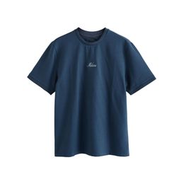 next T-Shirt Herren Gr&ouml;&szlig;e XL dunkelblau / wei&szlig;