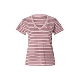Levi's Levi's T-Shirt 'Perfect V-Neck' Damen Gr&ouml;&szlig;e XL rosa / burgunder / wei&szlig;